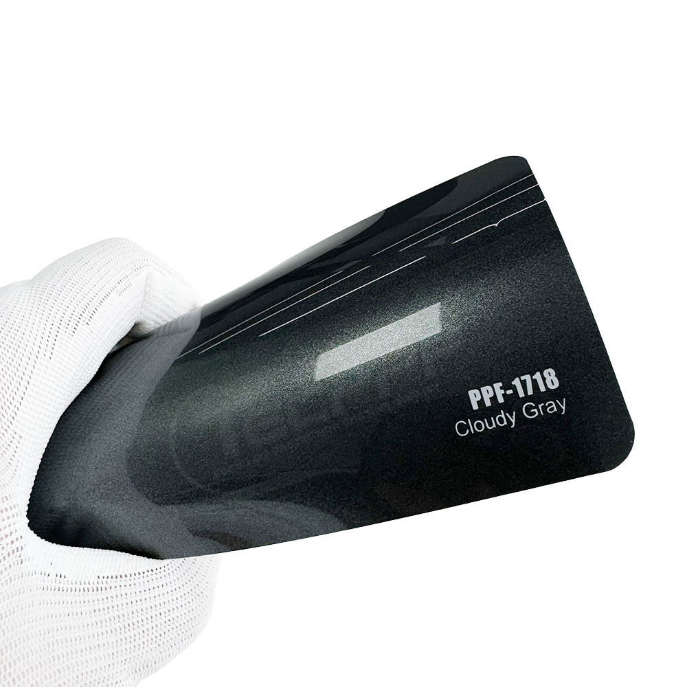 PPF-1718 흐릿한 회색 Ppf 자동차 보호 8 밀리 컬러 변경 페인트 보호 필름